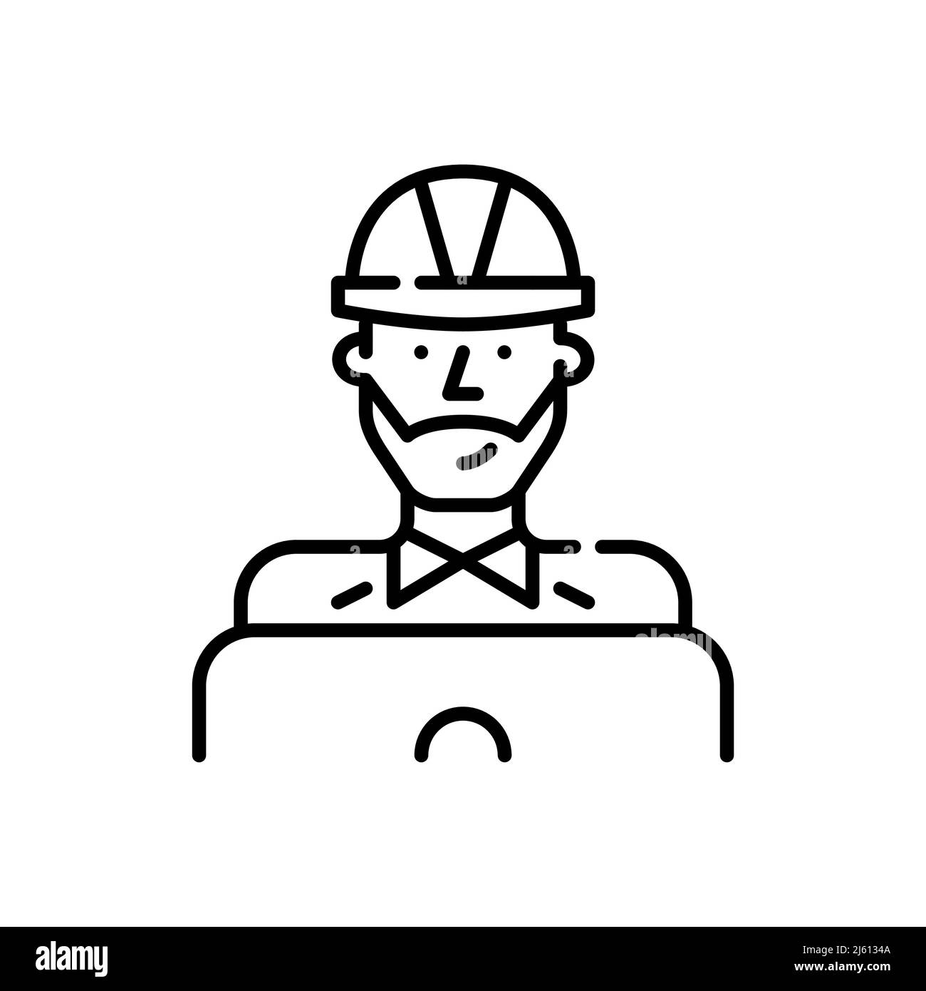 Young professional engineer or architect. Man in a hard hat working at ...
