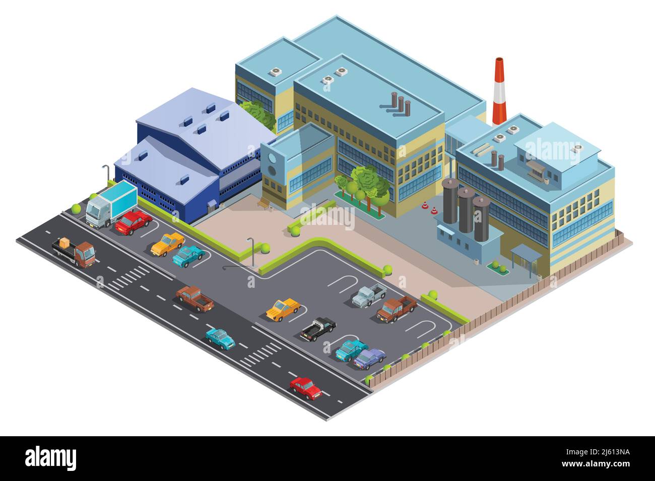 Big warehouse conveyor Stock Vector Images - Alamy