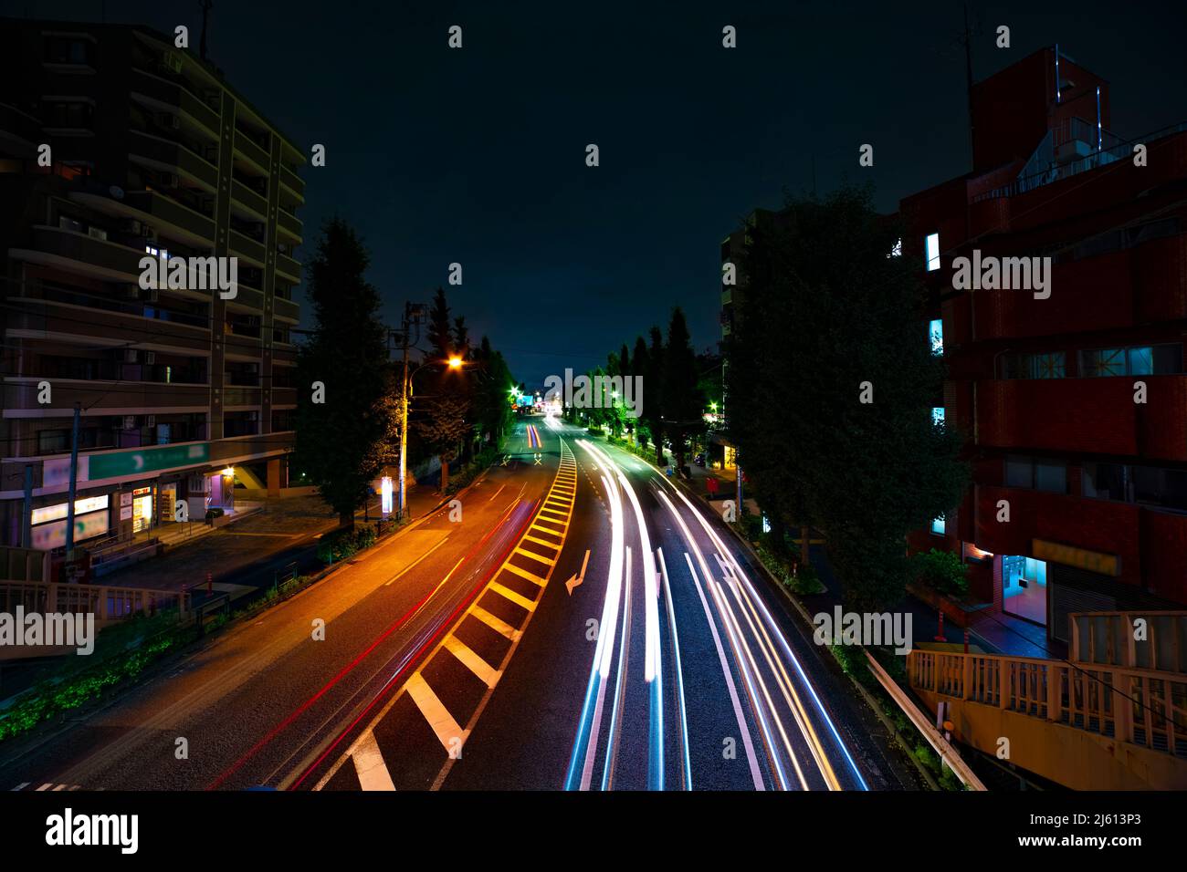 A timelapse of the downtown street at OUME avenue in Tokyo long ...