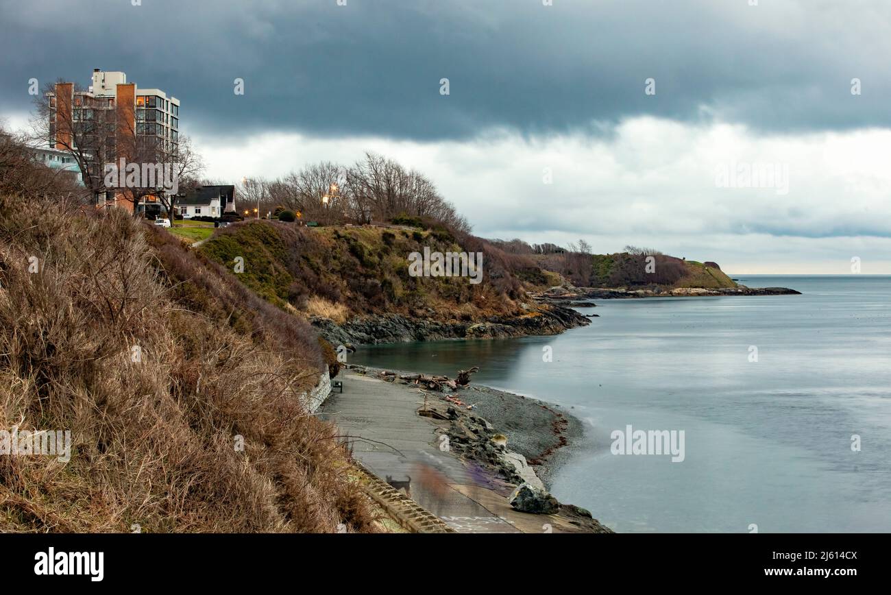 Coastal views off of Dallas Road Waterfront Trail - Victoria, Vancouver ...