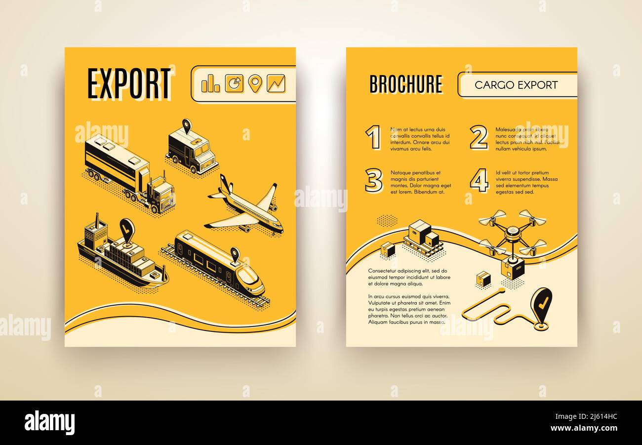 International shipping service, global trade and goods delivery company ...