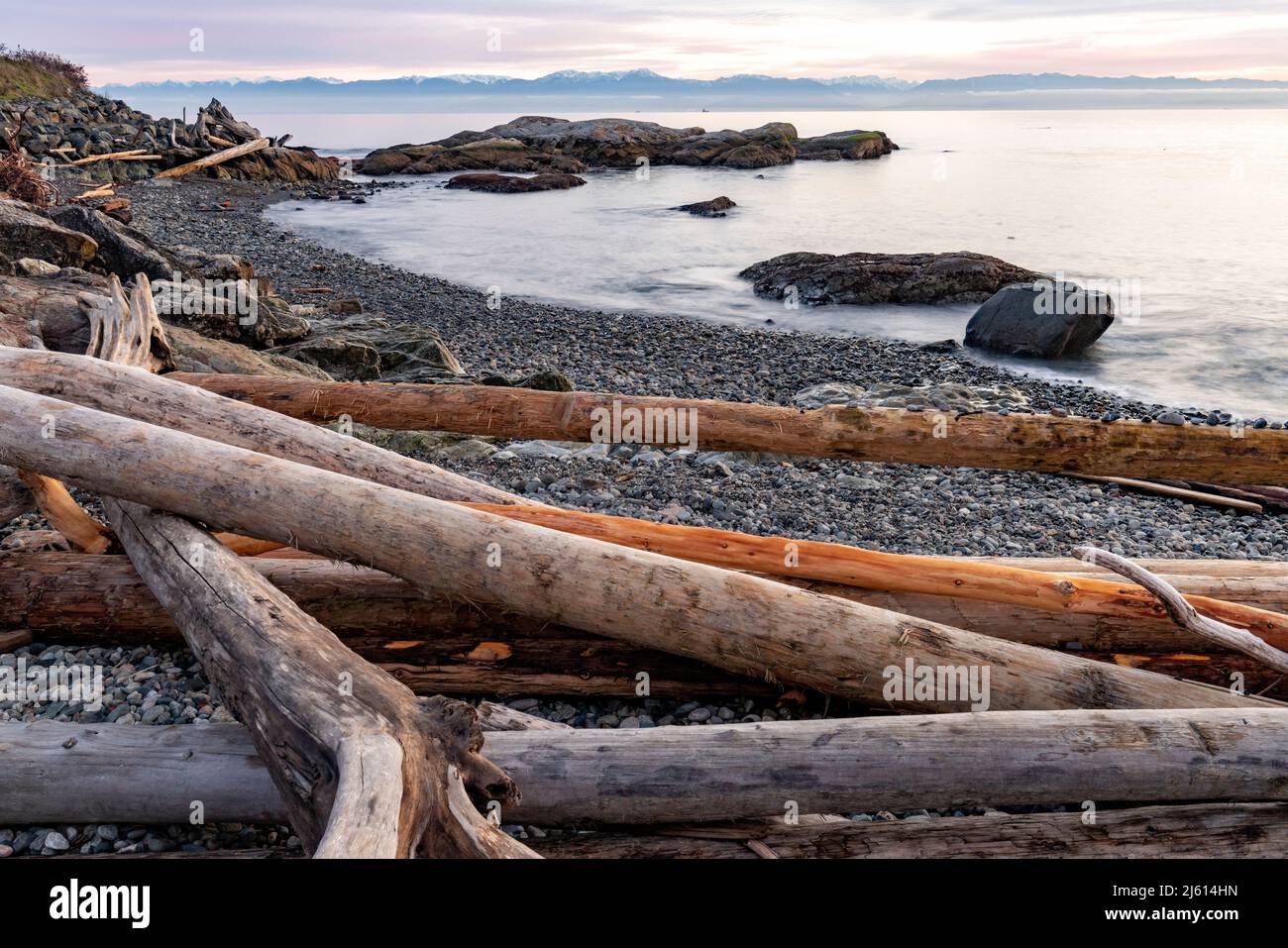 Coastline views from Macaulay Point Park in Esquimalt - Victoria ...