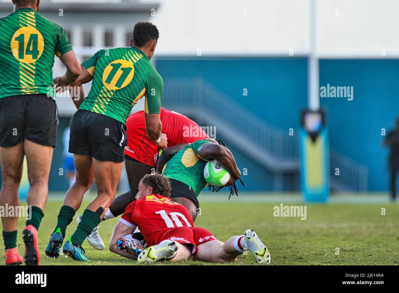 2022 Rugby RAN Seven Qualifier Tournament in The Bahamas Stock Photo ...