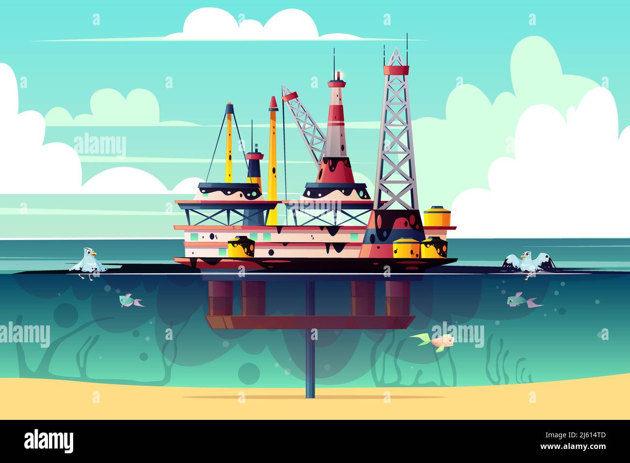 Petroleum Formation Animation