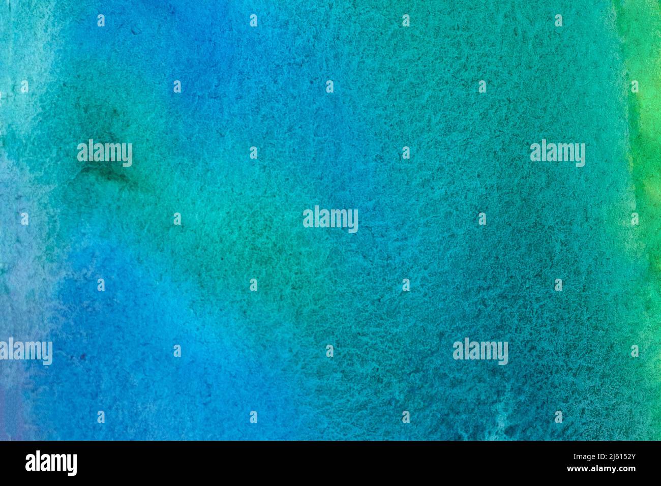 Abstract blue and green gradient watercolor background similar to sea ...