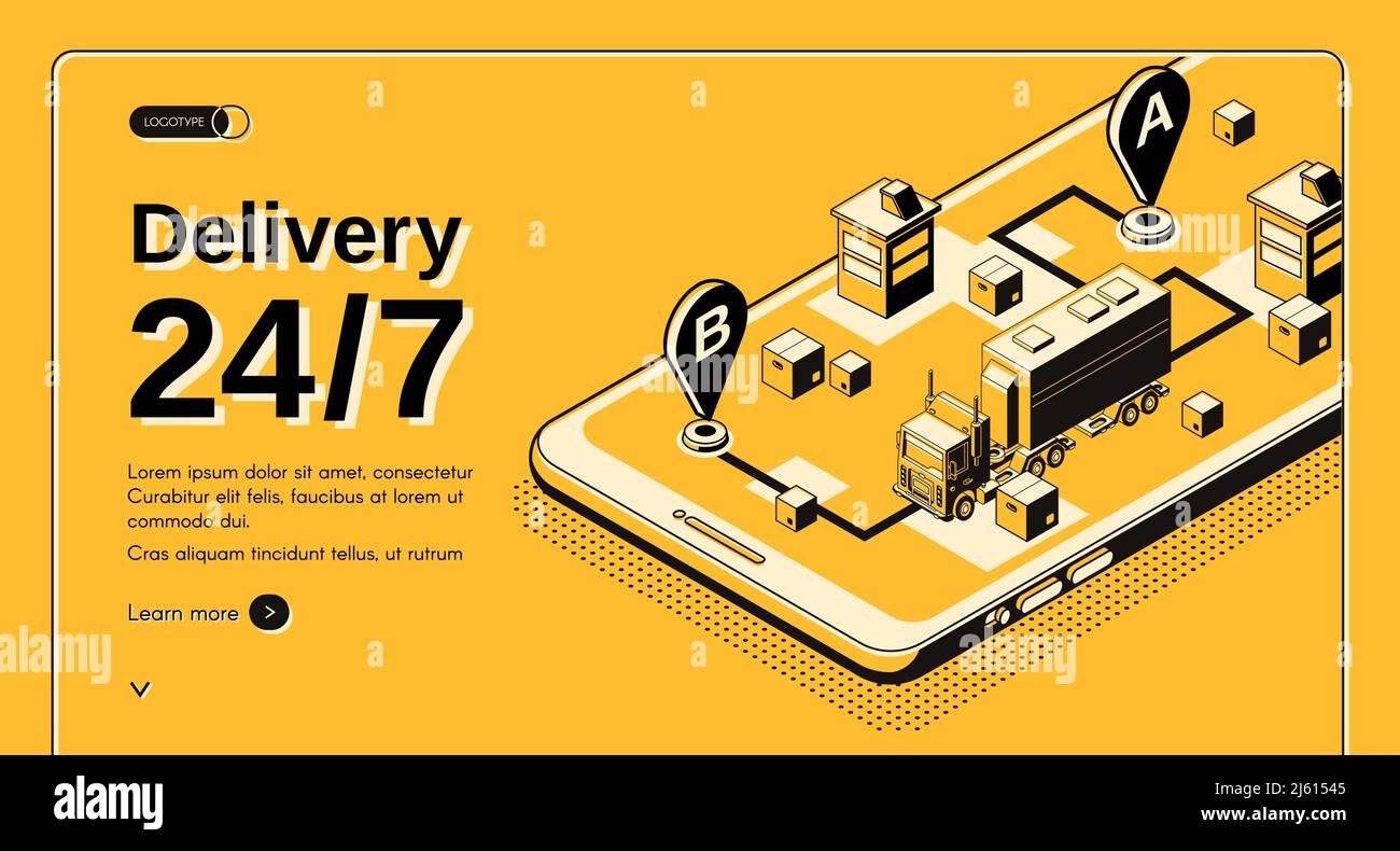 Shipping industry ro ro container Stock Vector Images - Alamy