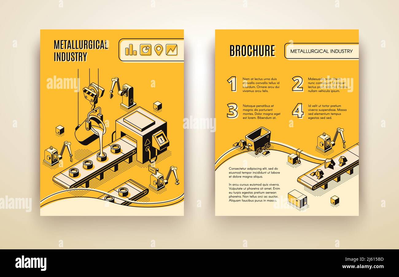 Metallurgical industry company, steel and alloys production, iron ore ...
