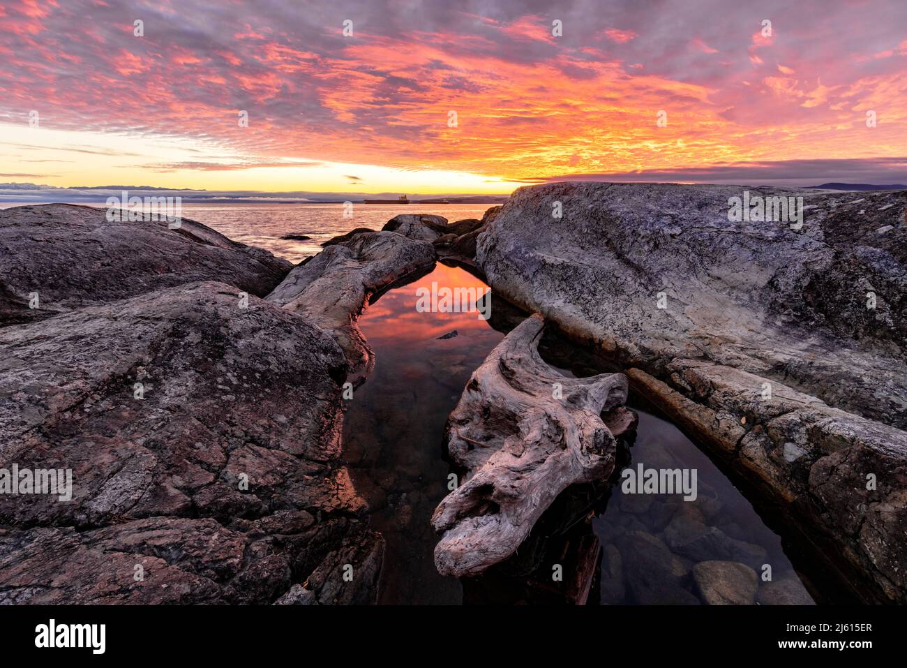 Sunset views from Macaulay Point Park in Esquimalt - Victoria ...