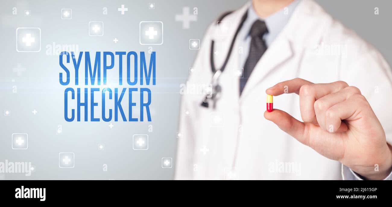 Close-up of a doctor giving a pill Stock Photo - Alamy