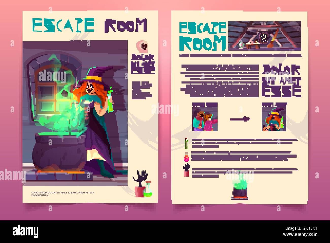 Cauldron room Stock Vector Images - Alamy