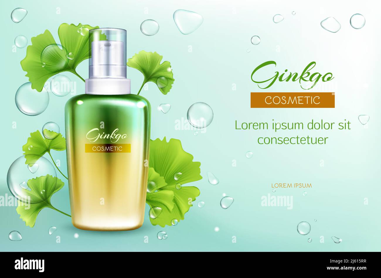 Micellar water for makeup cleansing 3d realistic vector ad poster ...