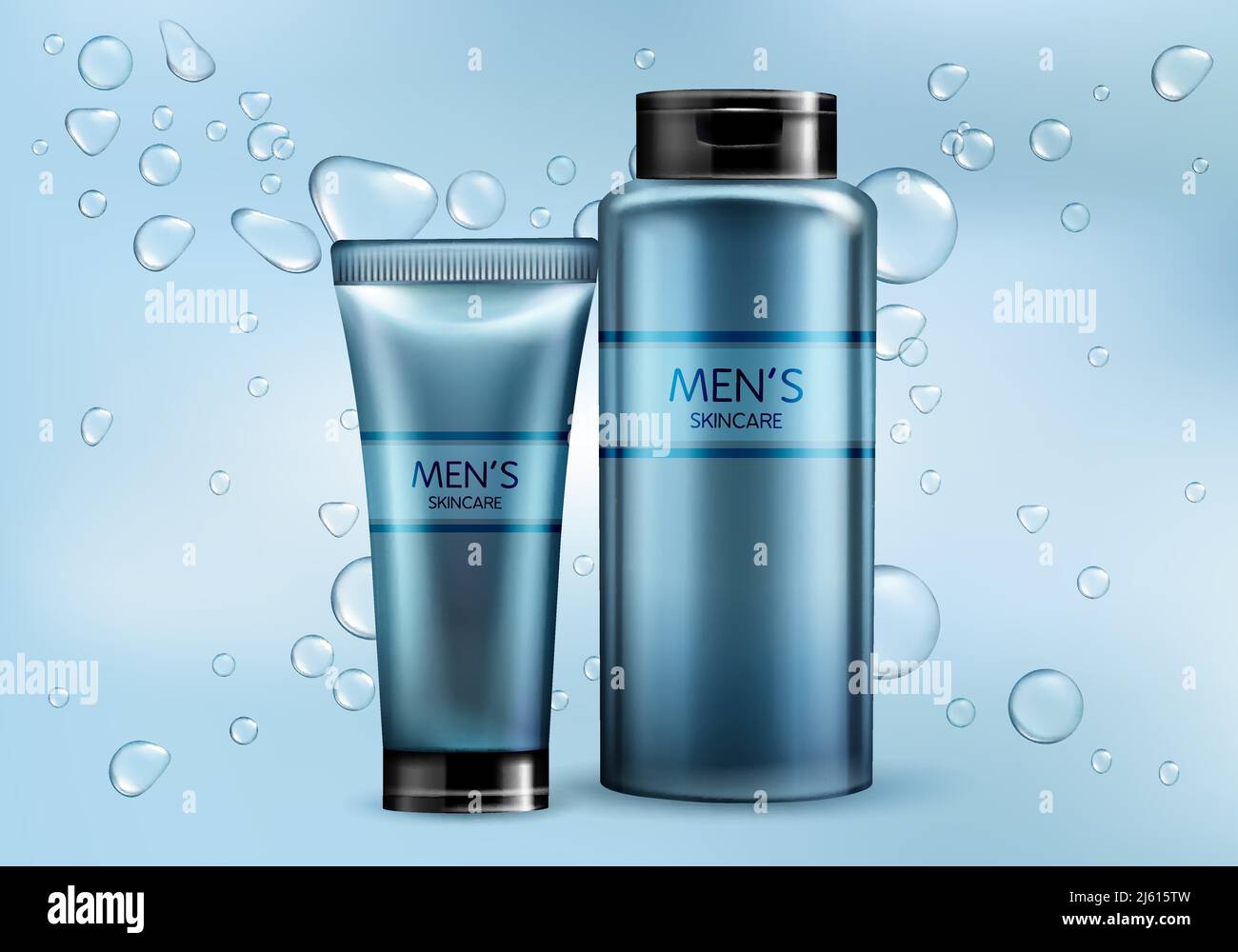 Blue line glass water tube Stock Vector Images - Alamy