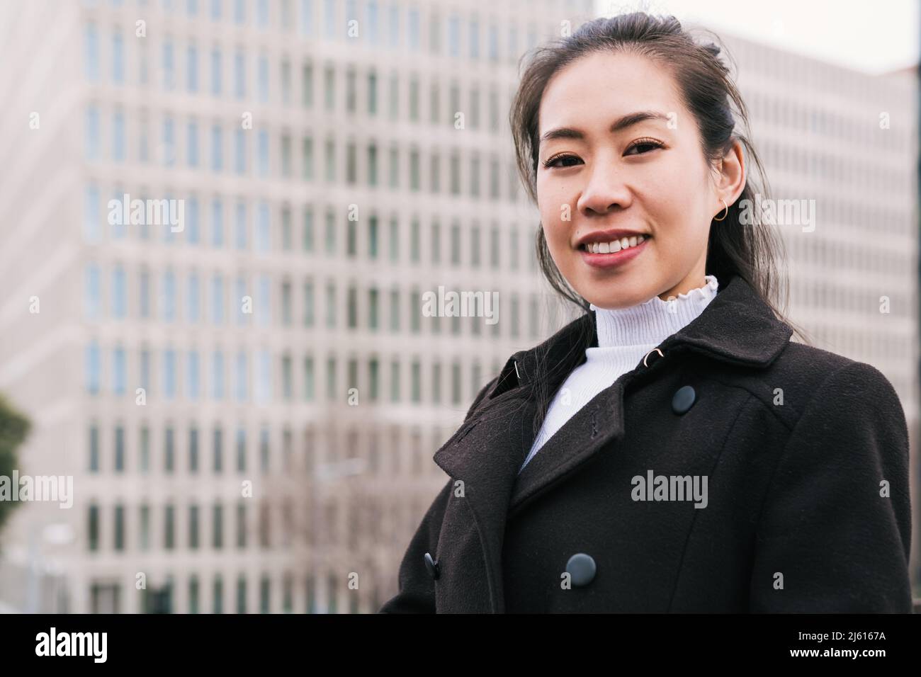 The city appearance of the city of high rise building hi-res stock ...