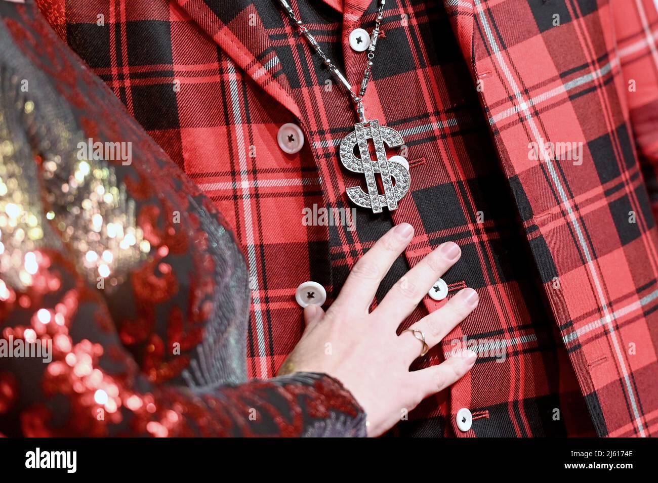 New York, NY, April 26, 2022. Auctioneer Nicholas Lowry attends the ...