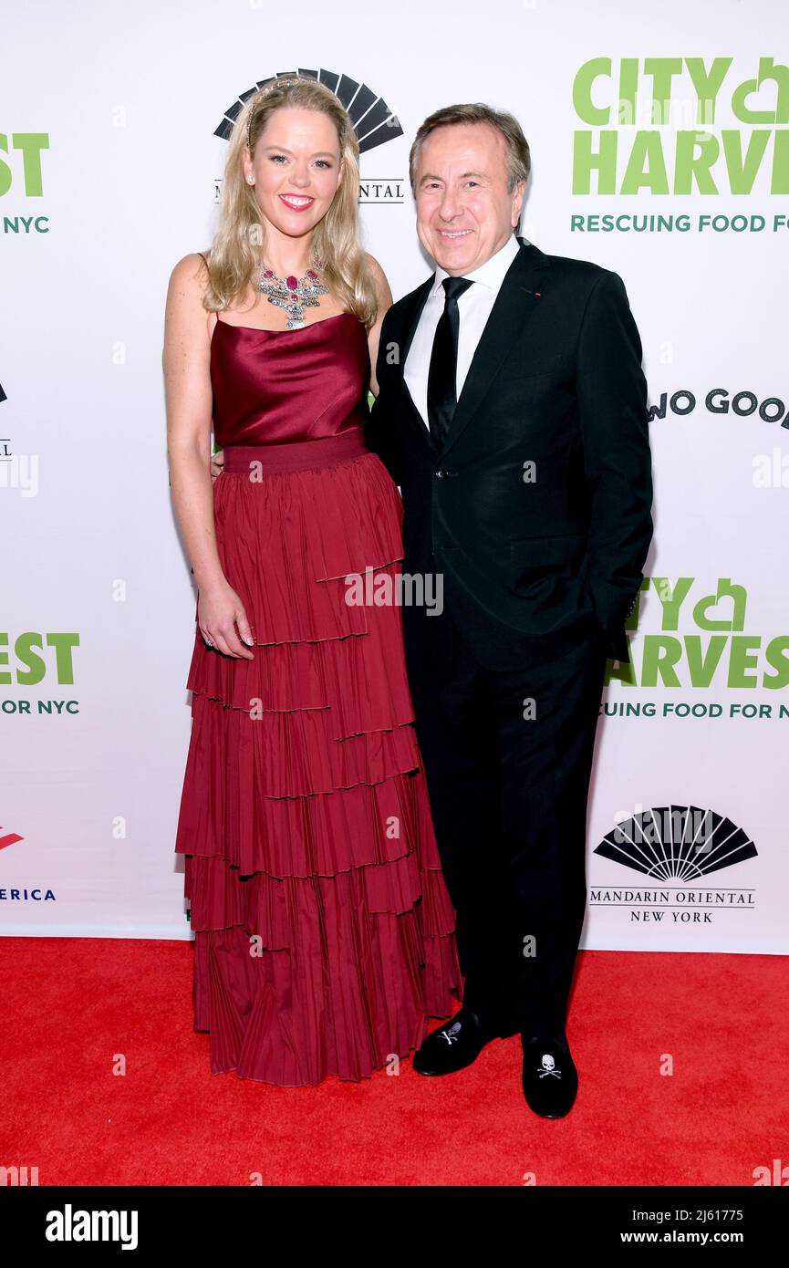 New York, USA. 26th Apr, 2022. (L-R) Katherine Gage and Daniel Boulud ...