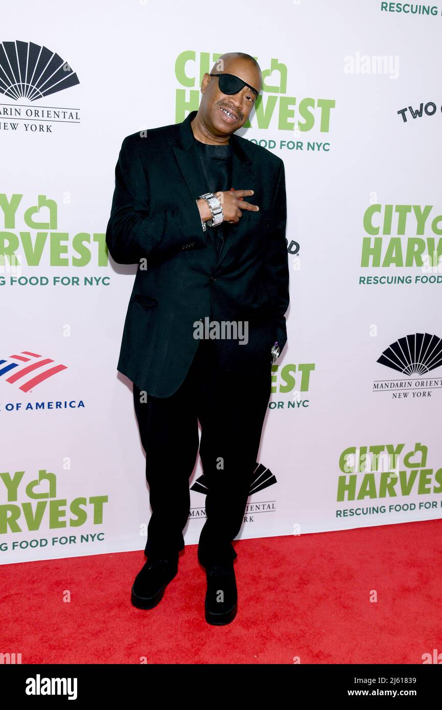 New York, NY, April 26, 2022. Rapper Slick Rick attends the 2022 City ...