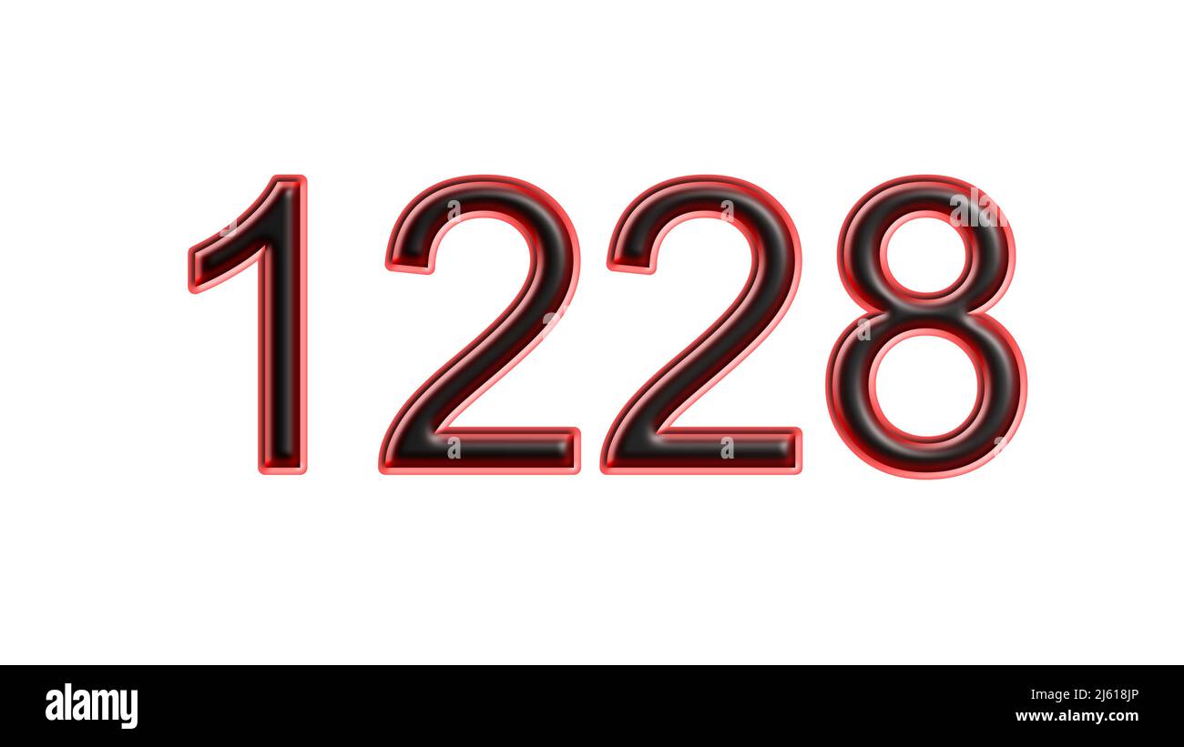 red 1228 number 3d effect white background Stock Photo - Alamy red 1228 number 3d effect white background Stock Photo - Alamy