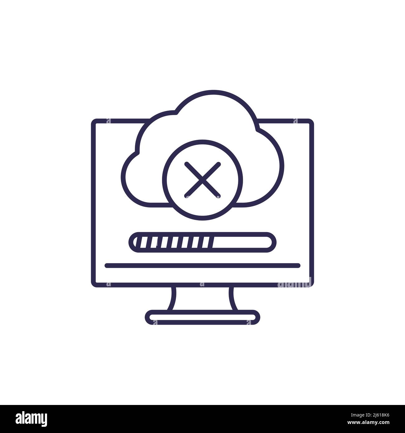 Data deleted Stock Vector Images - Alamy