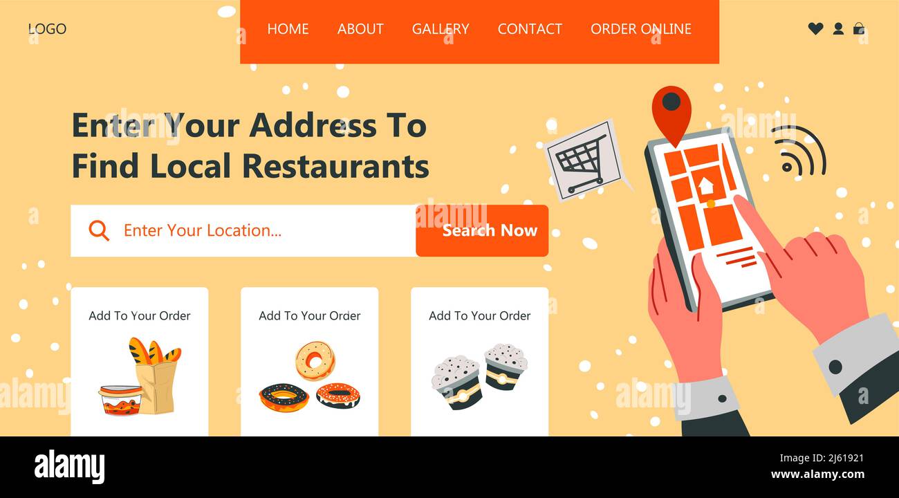 Local restaurant owner Stock Vector Images - Alamy