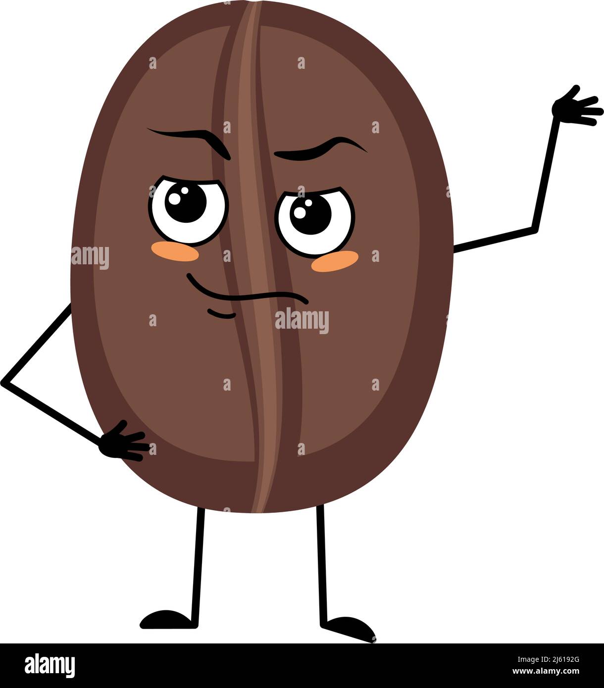 Person drink fresh espresso Stock Vector Images - Alamy