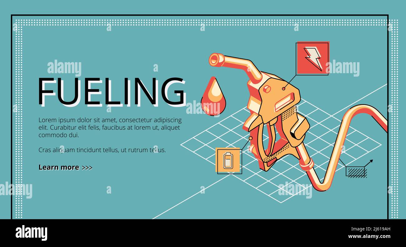 Retro fueling station Stock Vector Images - Alamy