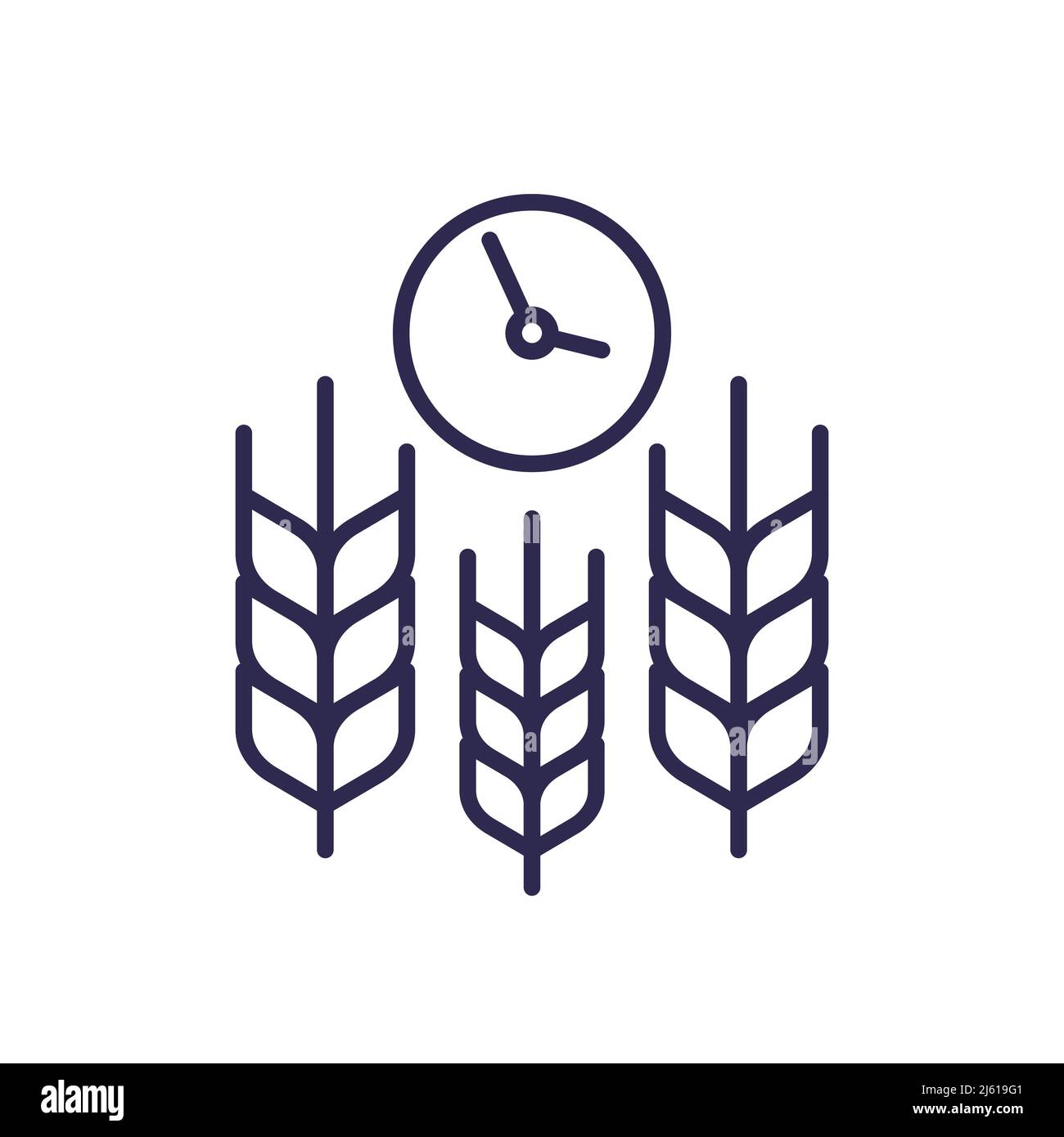Seed time and harvest Stock Vector Images - Alamy