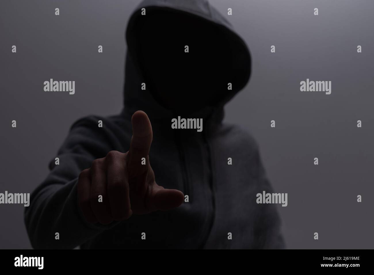 Portrait unrecognizable hacker man hi-res stock photography and images ...