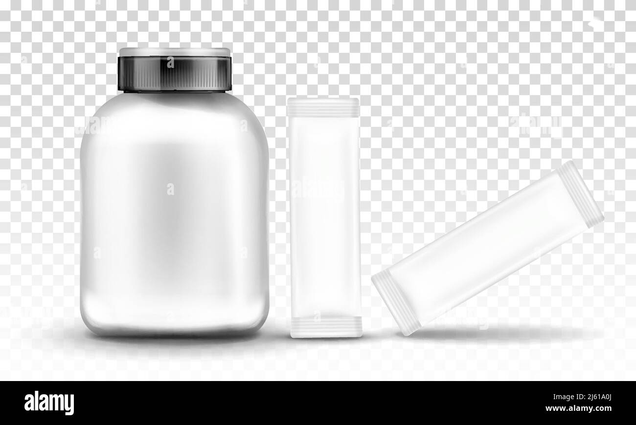 Sport nutrition, supplement container packaging mockup, Plastic or ...