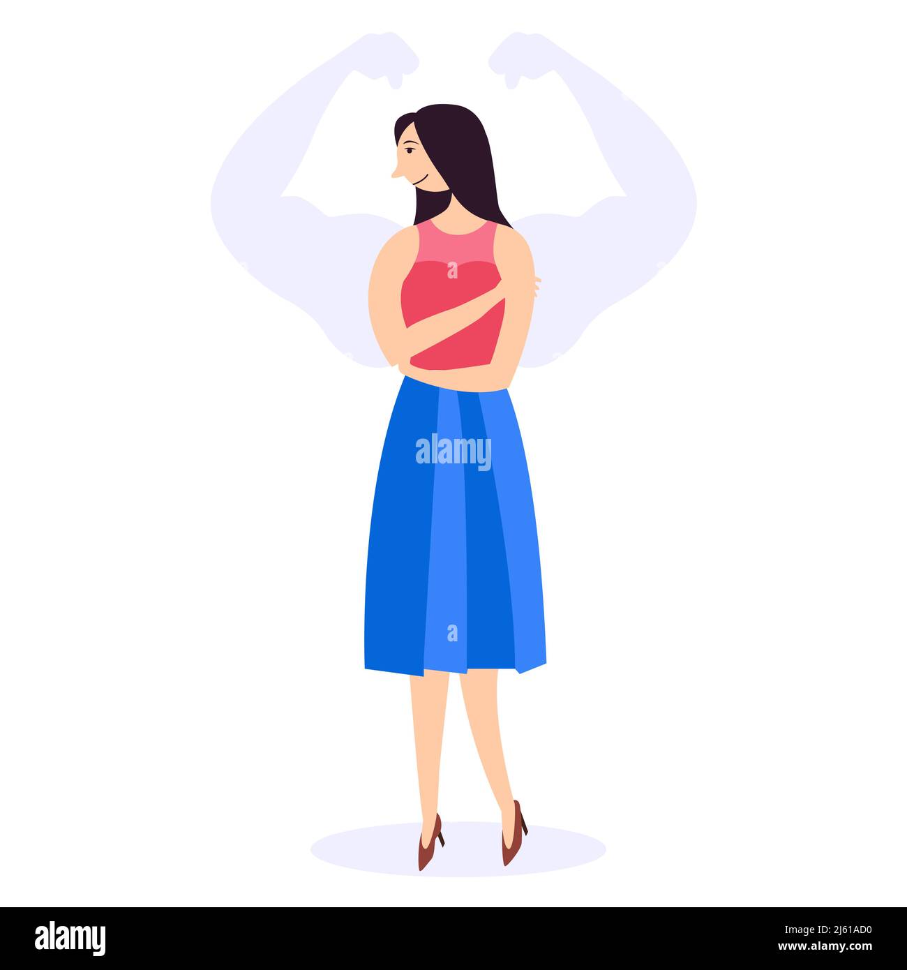 Women are weak Stock Vector Images - Alamy