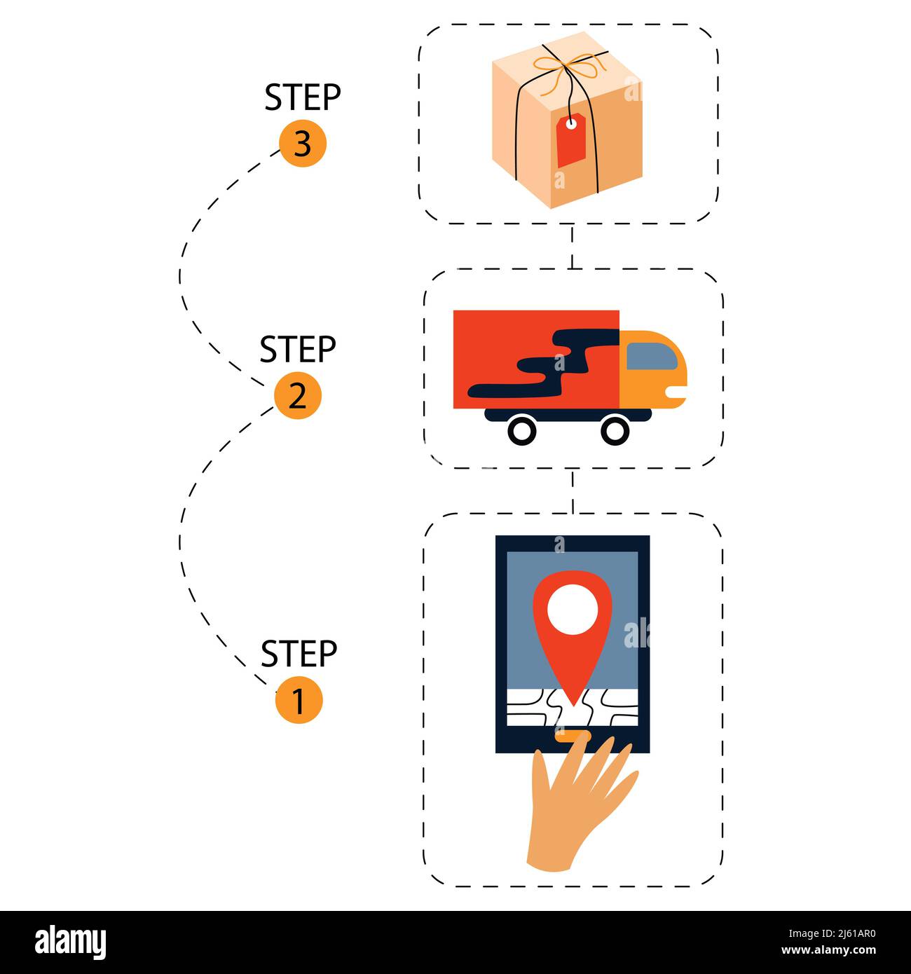 Hand tablet map Cut Out Stock Images & Pictures - Alamy