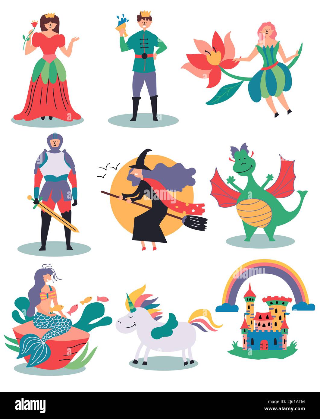 Fairy tales illustrations Stock Vector Images - Alamy