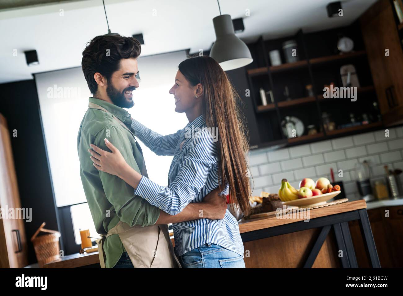 Kitchen romance hi-res stock photography and images - Alamy