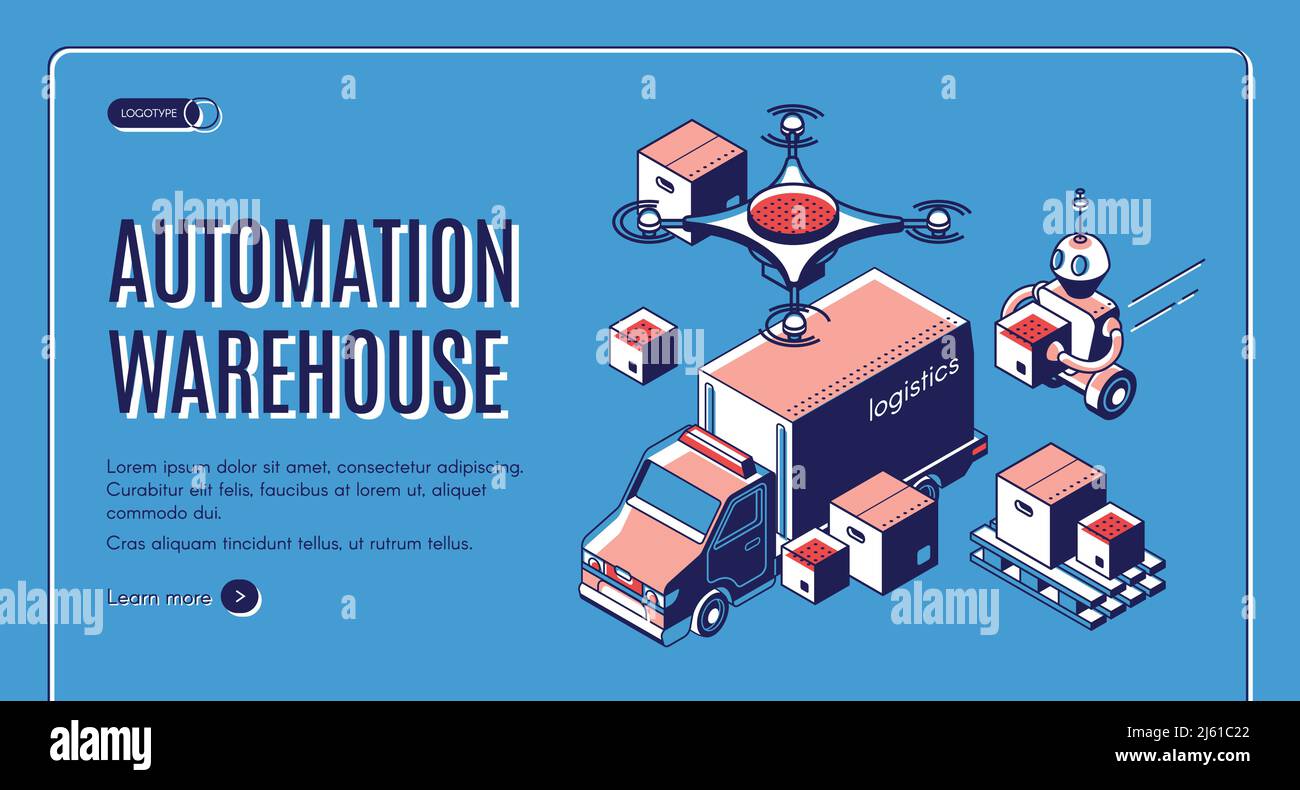 Drone in warehouse 3d Stock Vector Images - Alamy