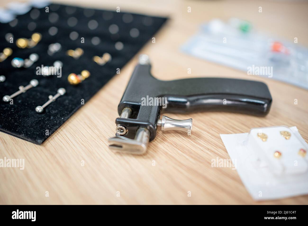 Piercing equipment hi-res stock photography and images - Alamy