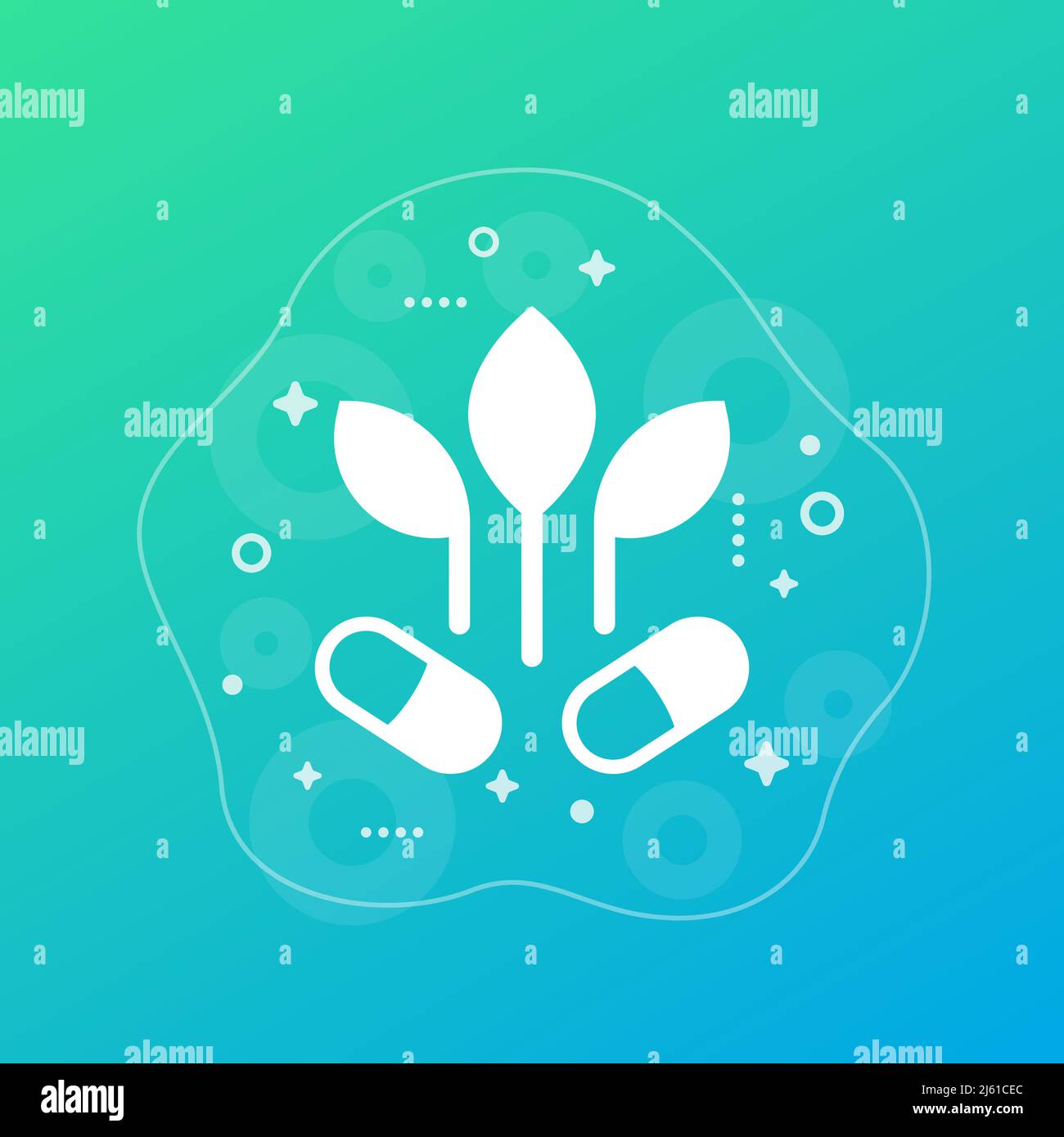 natural supplements, vitamin icon, vector Stock Vector Image & Art - Alamy