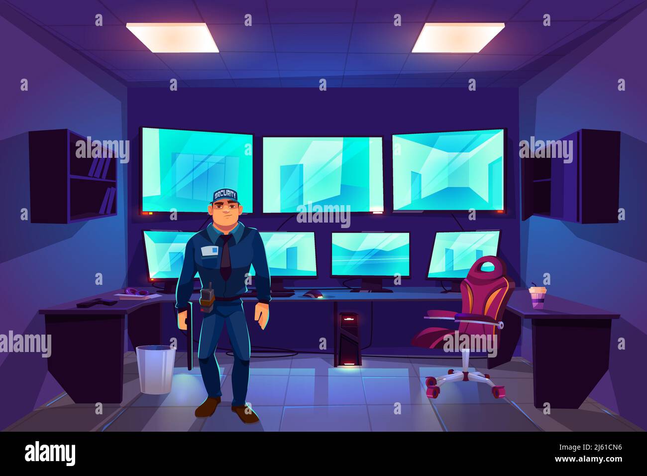 Central control center Stock Vector Images - Alamy