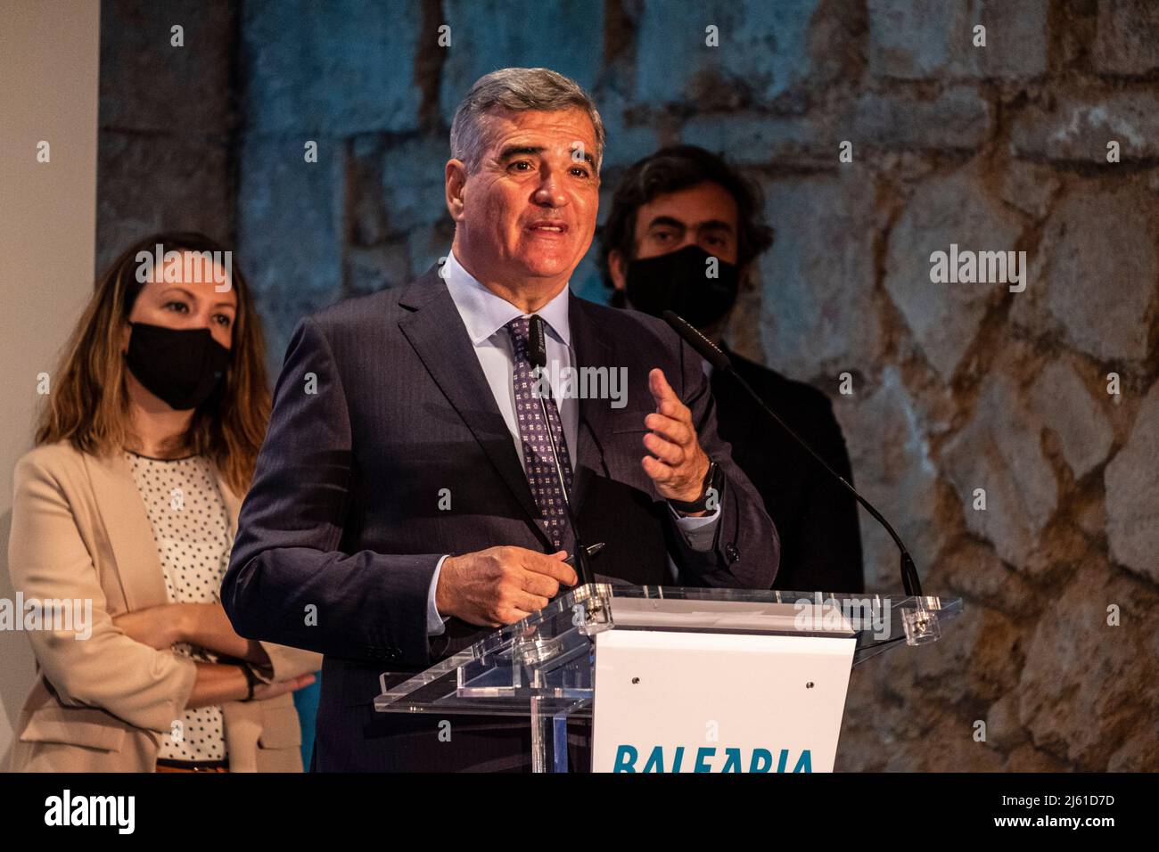 Adolfo Utor, president of Baleària, Palma, Mallorca Stock Photo - Alamy