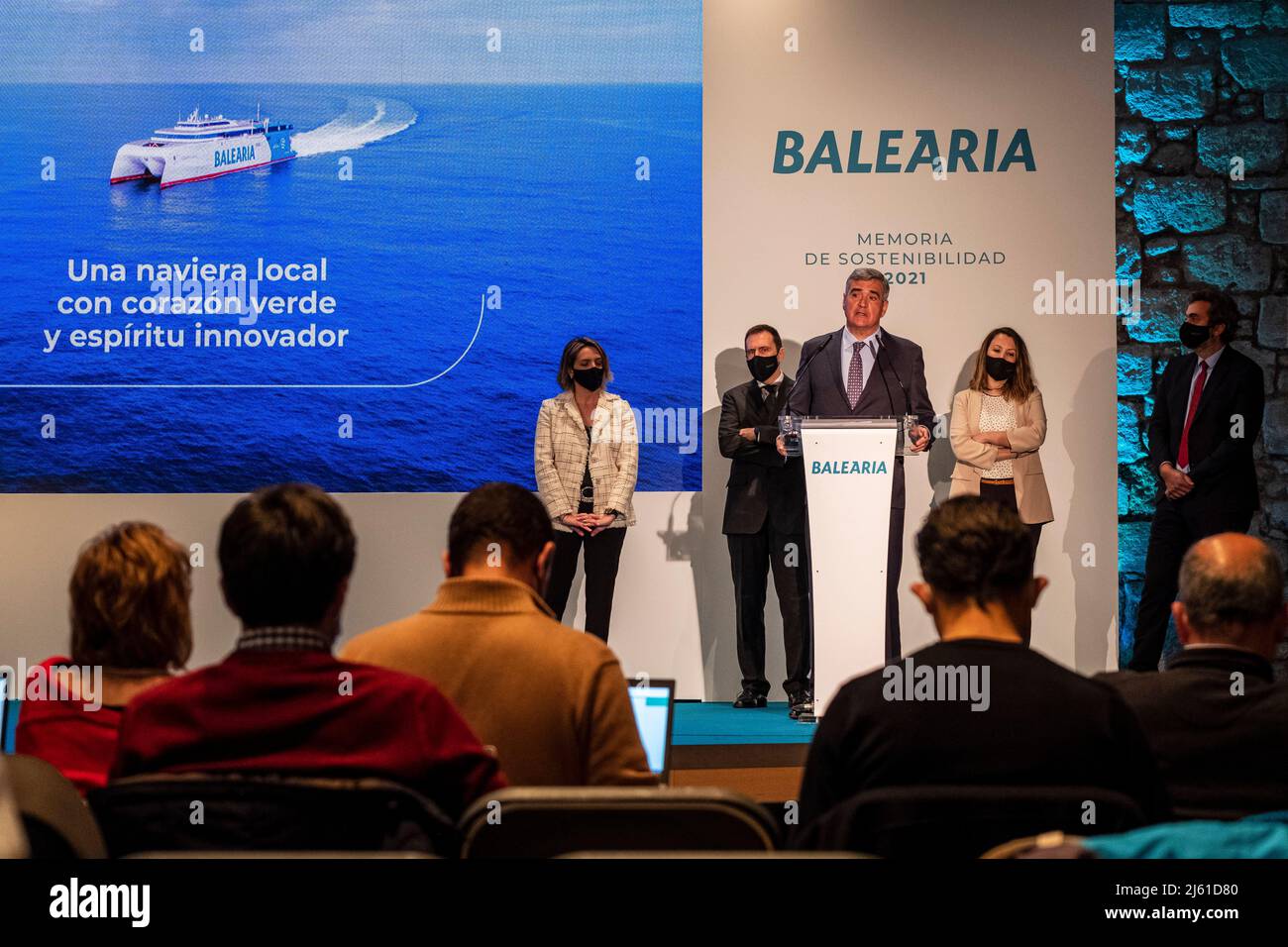 Adolfo Utor, president of Baleària, Palma, Mallorca Stock Photo - Alamy