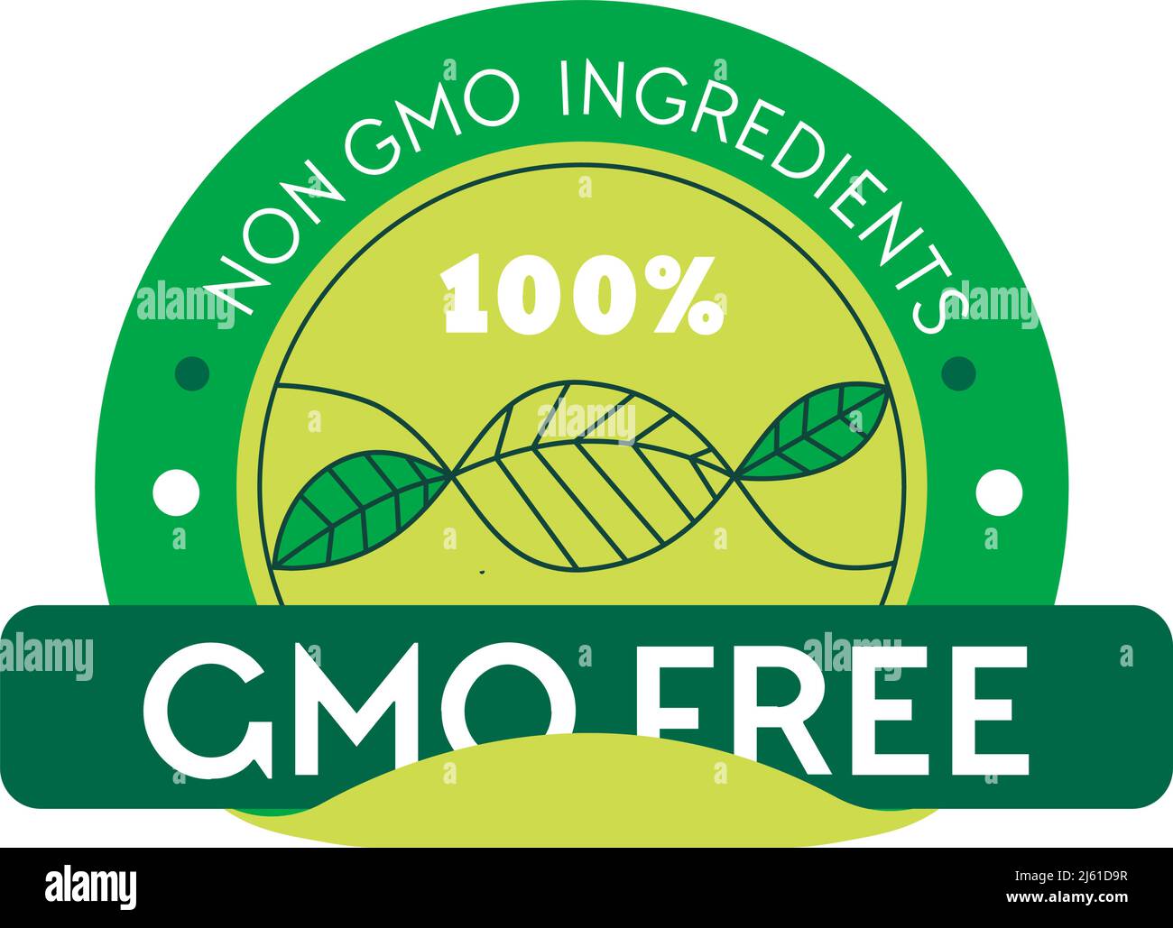 Non GMO ingredients, label or emblem for package Stock Vector Image ...