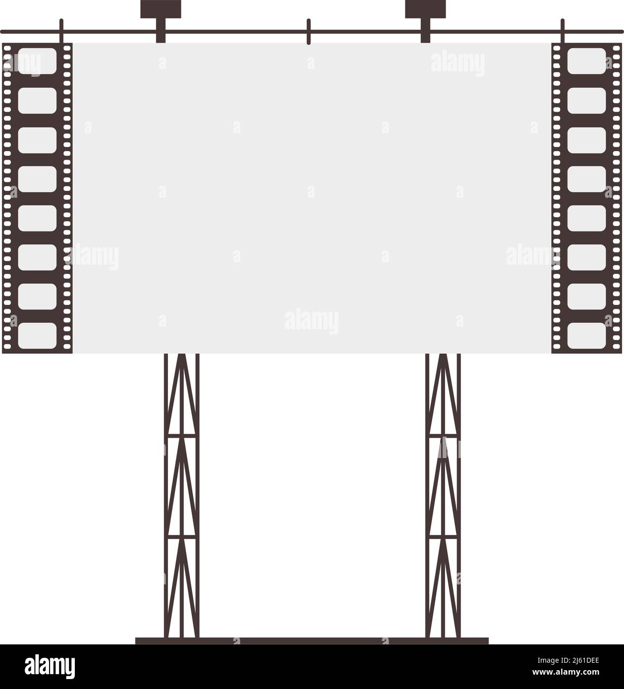 Audience watching movie theater screen Cut Out Stock Images & Pictures ...