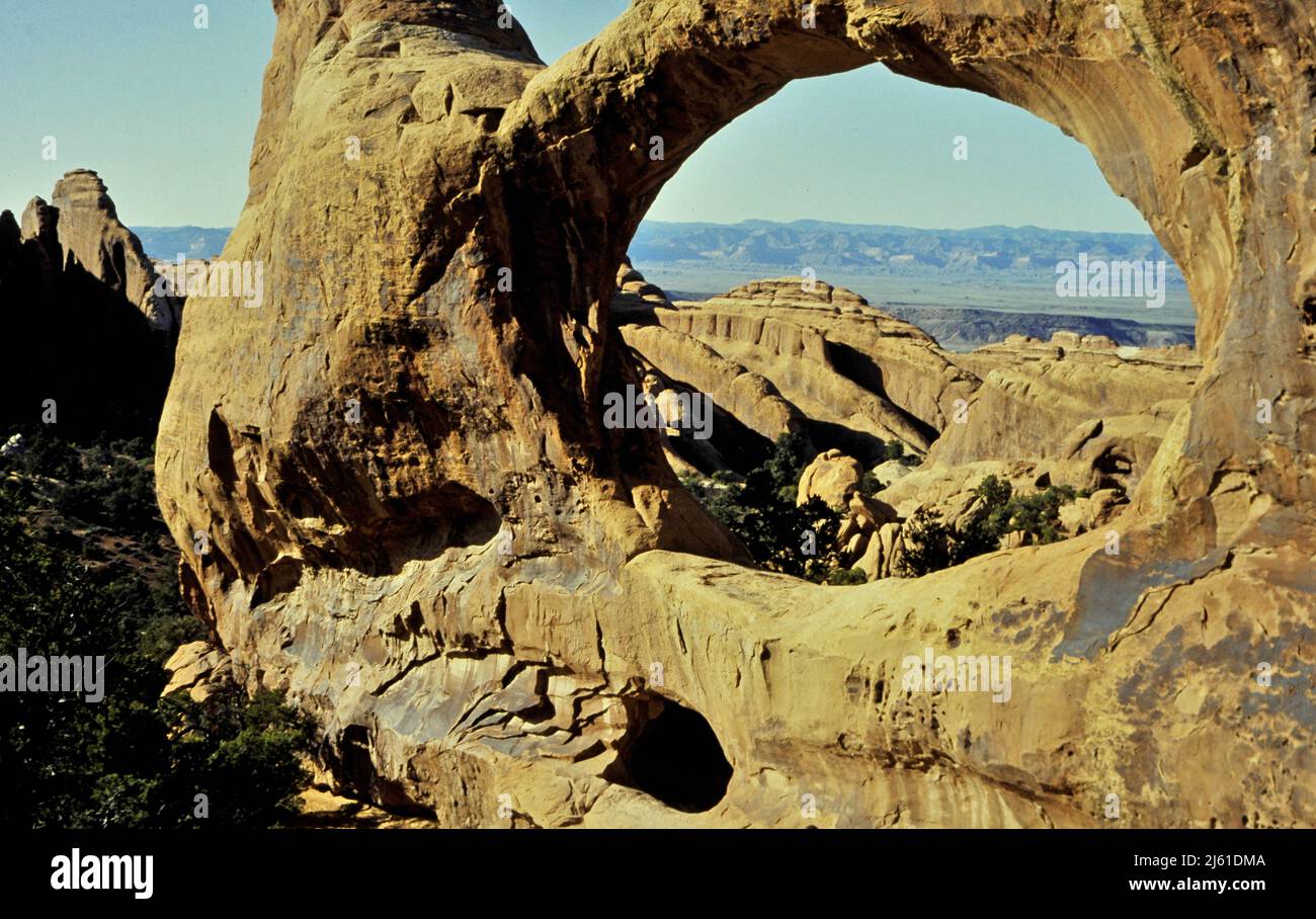 striking scenery of Arches National Park UT, in the USA Stock Photo - Alamy