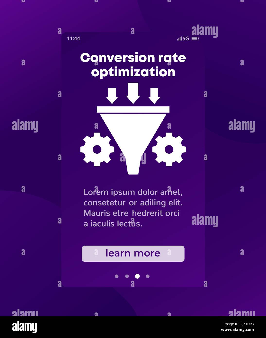 Conversion rate optimization, sales funnel banner Stock Vector Image ... Conversion rate optimization, sales funnel banner Stock Vector Image ...