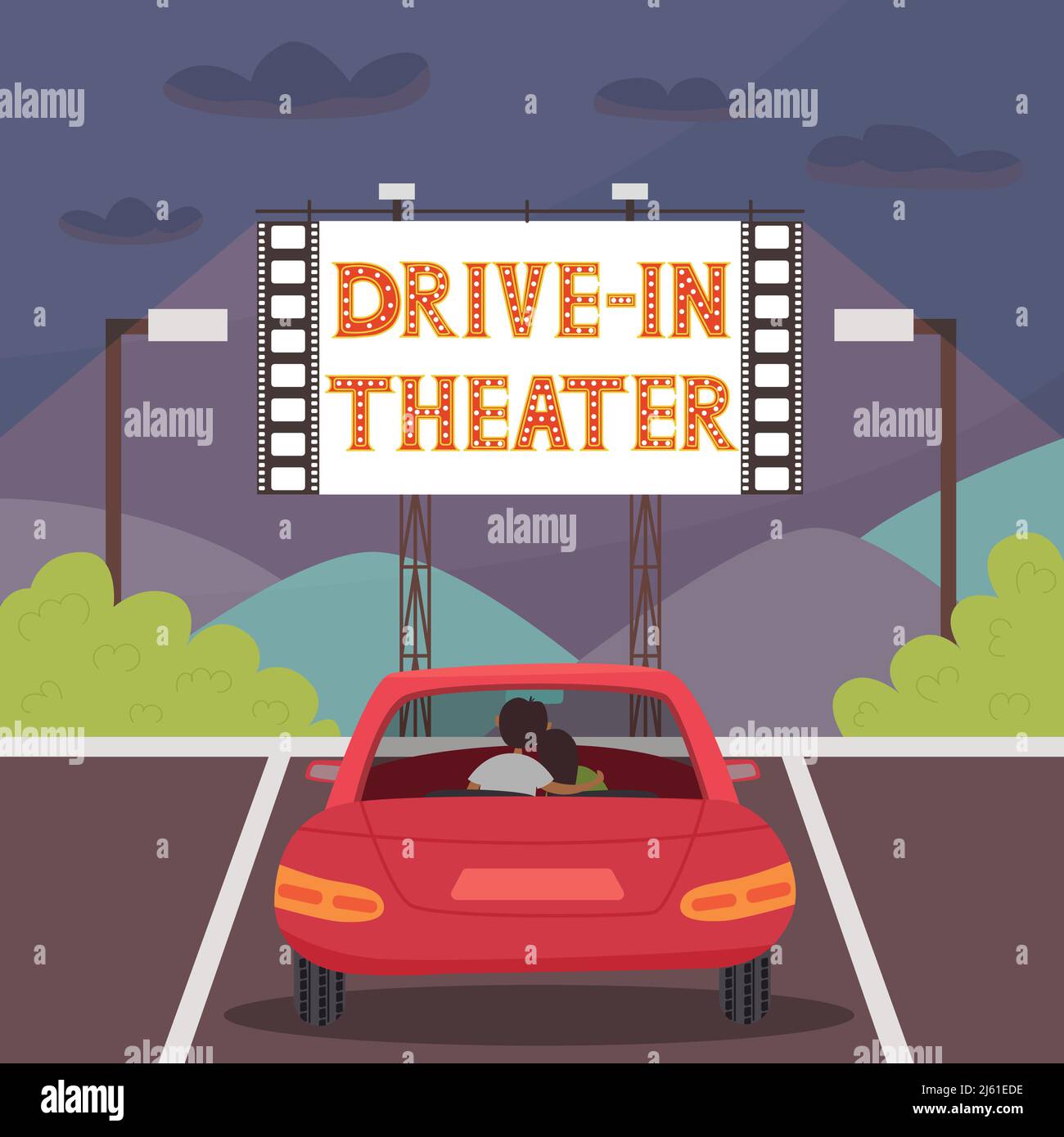 Open air classic car show Stock Vector Images - Alamy