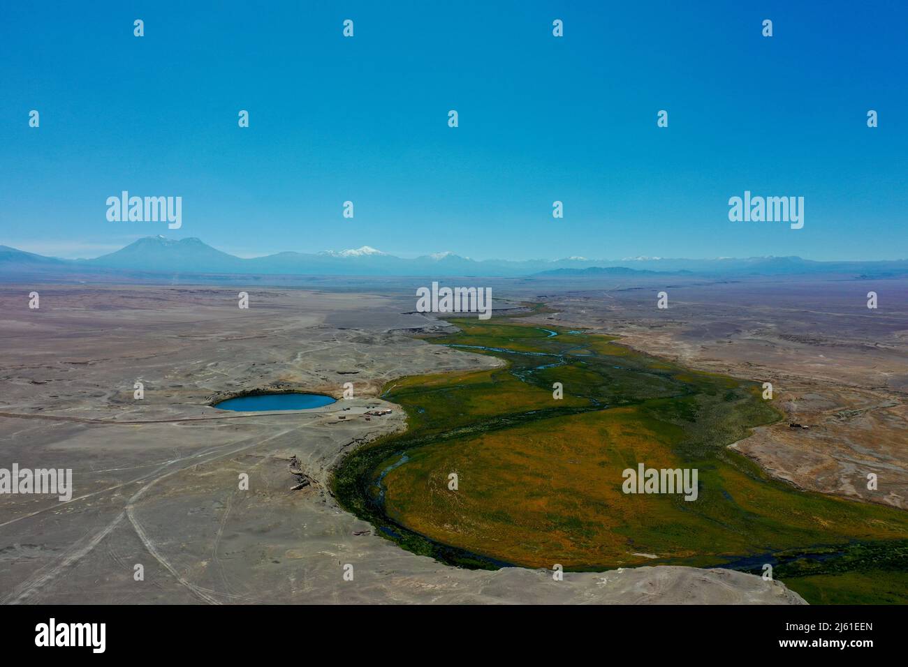 Laguna inka coya from above hi-res stock photography and images - Alamy