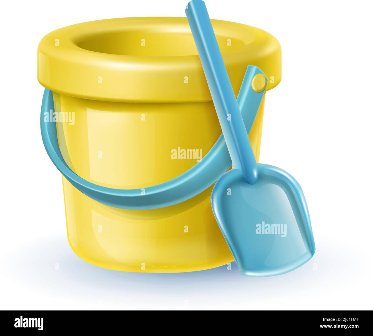 Cartoon bucket and spade hi-res stock photography and images - Alamy