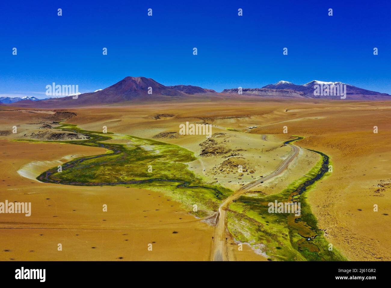 Atacama Desert from above Stock Photo - Alamy