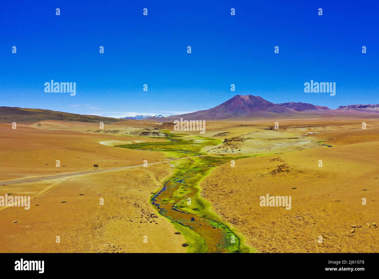 Atacama Desert from above Stock Photo - Alamy