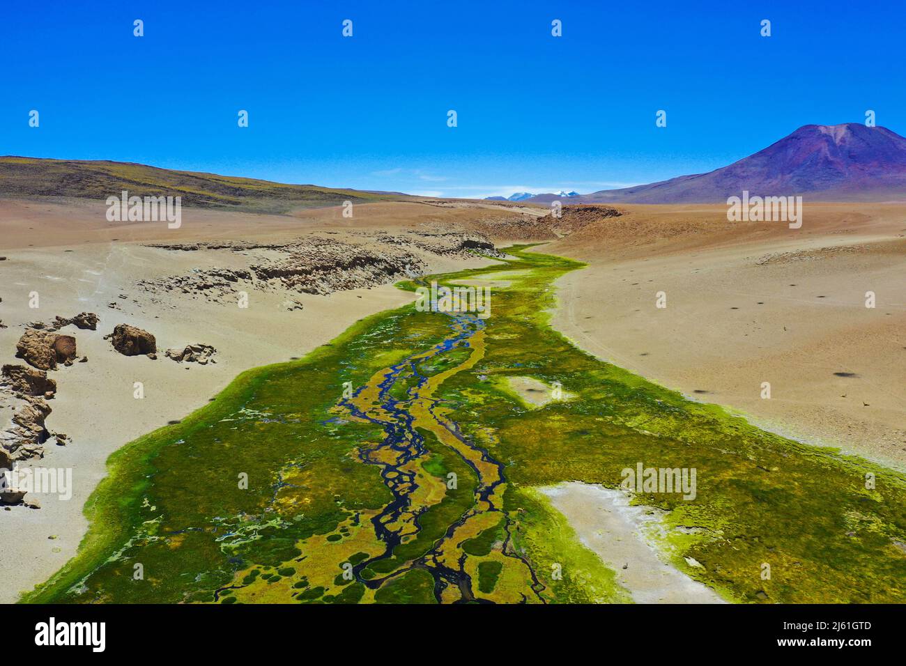 Atacama Desert from above Stock Photo - Alamy