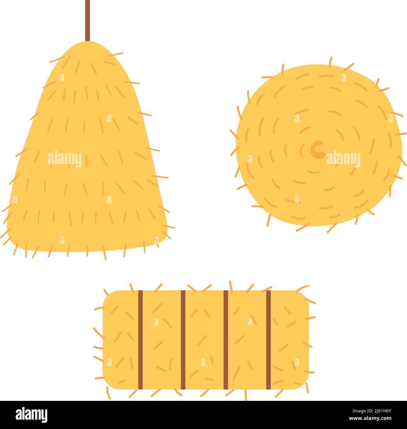 Square haystack Stock Vector Images - Alamy