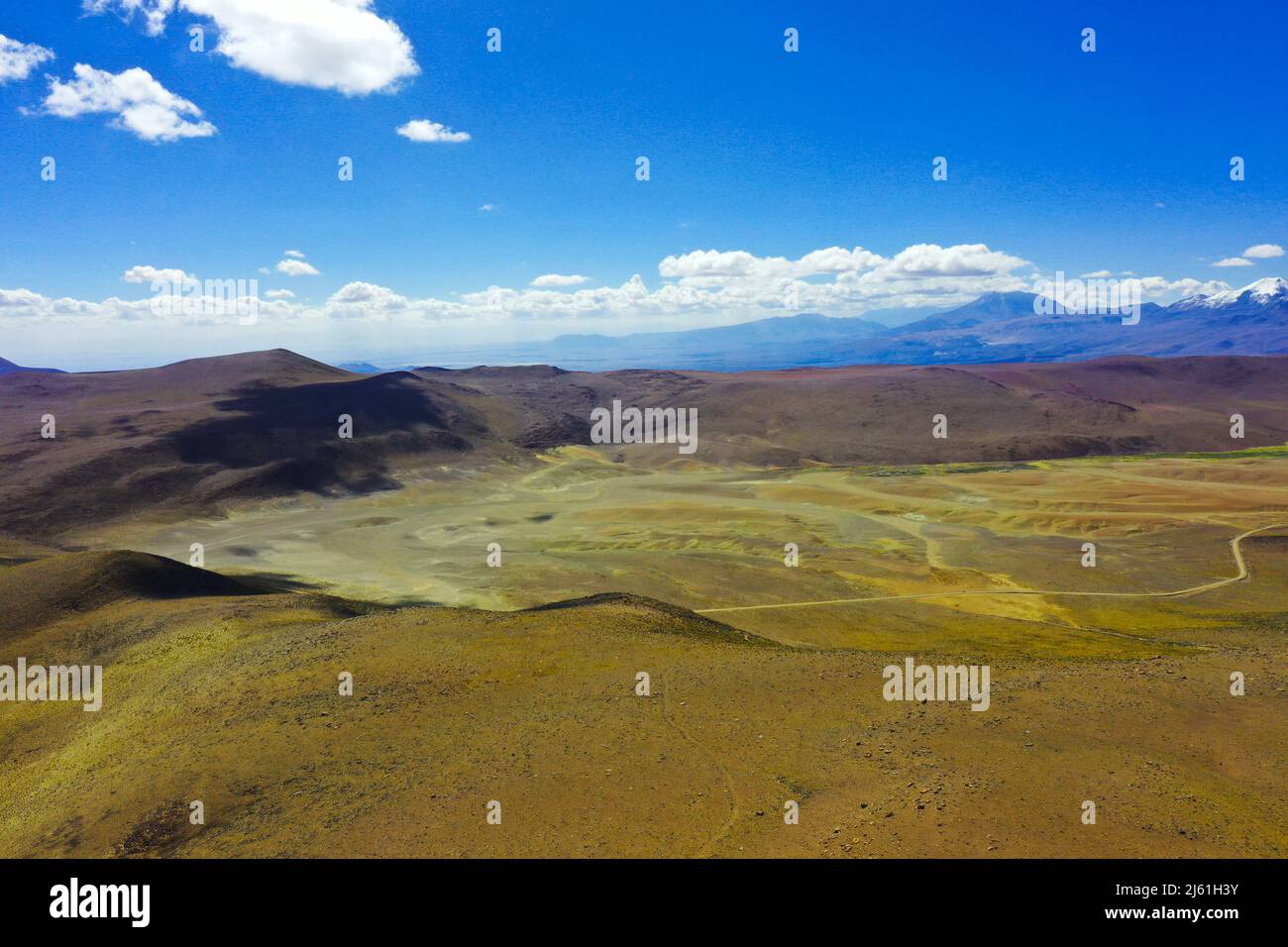 Atacama Desert from above Stock Photo - Alamy
